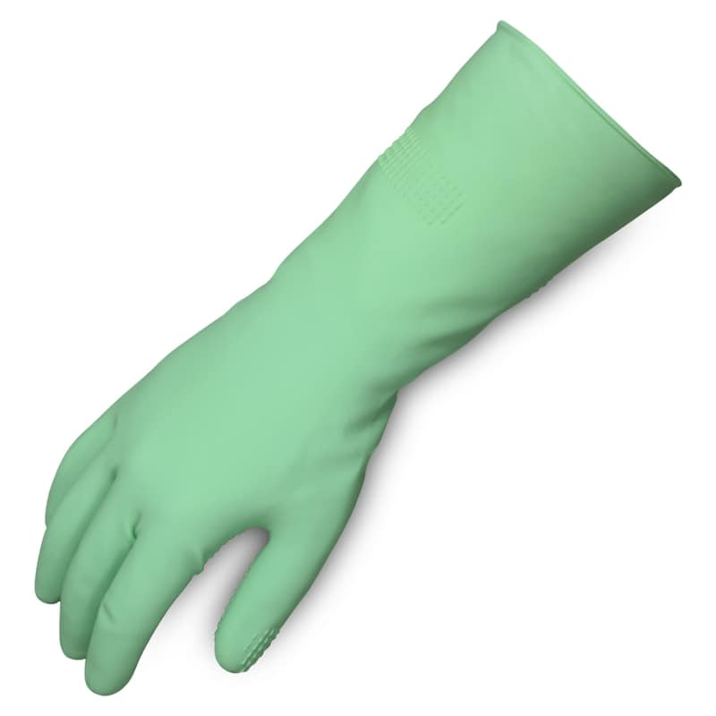 ULTRA TOUCH Green Silverline Long Cuff Rubber Gloves ULTRA TOUCH Green Silverline Long Cuff Rubber Gloves
